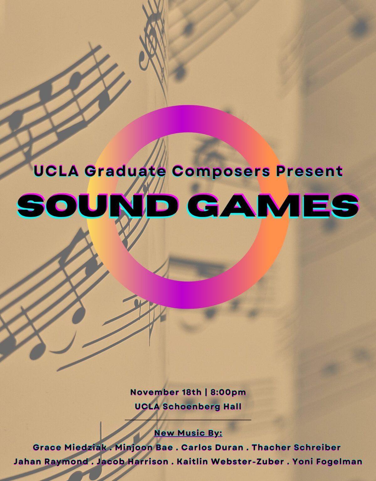 Fall Graduate Composers' Concert - The UCLA Herb Alpert School of Music