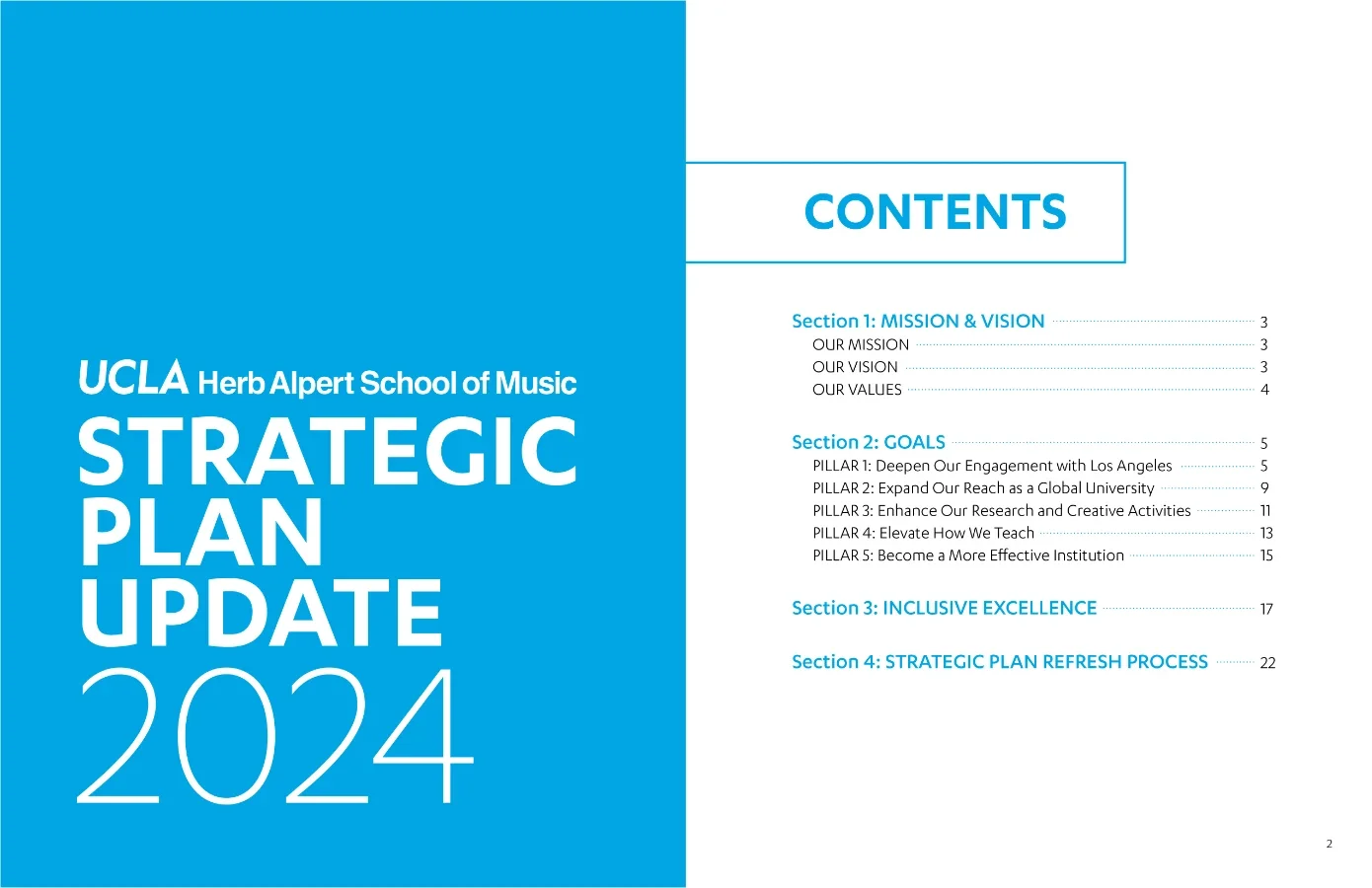 Strat Plan Refresh Updated - The UCLA Herb Alpert School of Music